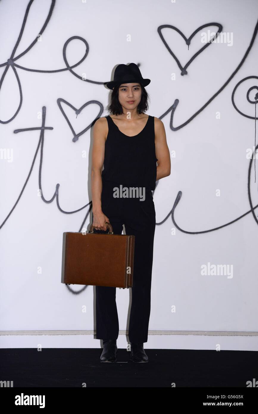 Seoul, Korea. 20th June, 2016. Dam-bi Son, Eun-jin Sim, Hye-bin Jeon ...