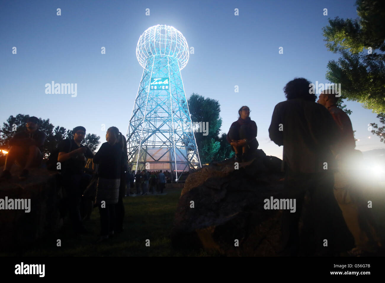 Nikola tesla tower hi-res stock photography and images - Alamy