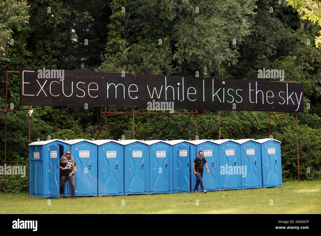 Concert toilets hi-res stock photography and images - Alamy