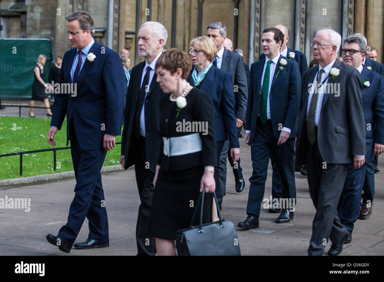 David cameron church service hi-res stock photography and images - Alamy