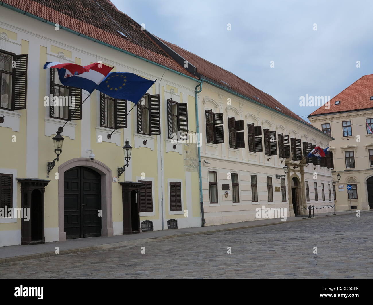The building of the Croatian government as seen on the 17 June 2016 in ...