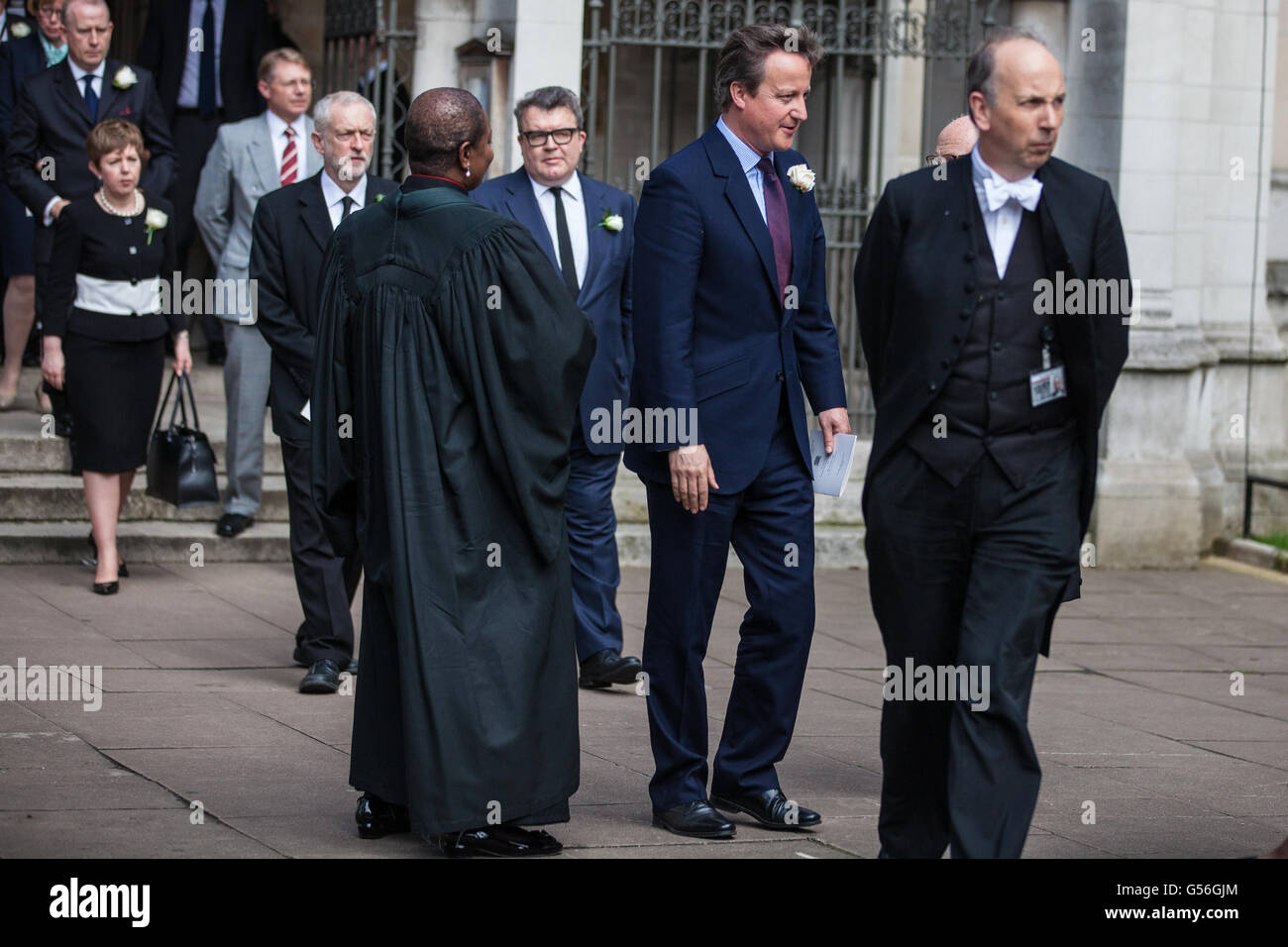 David cameron church service hi-res stock photography and images - Alamy