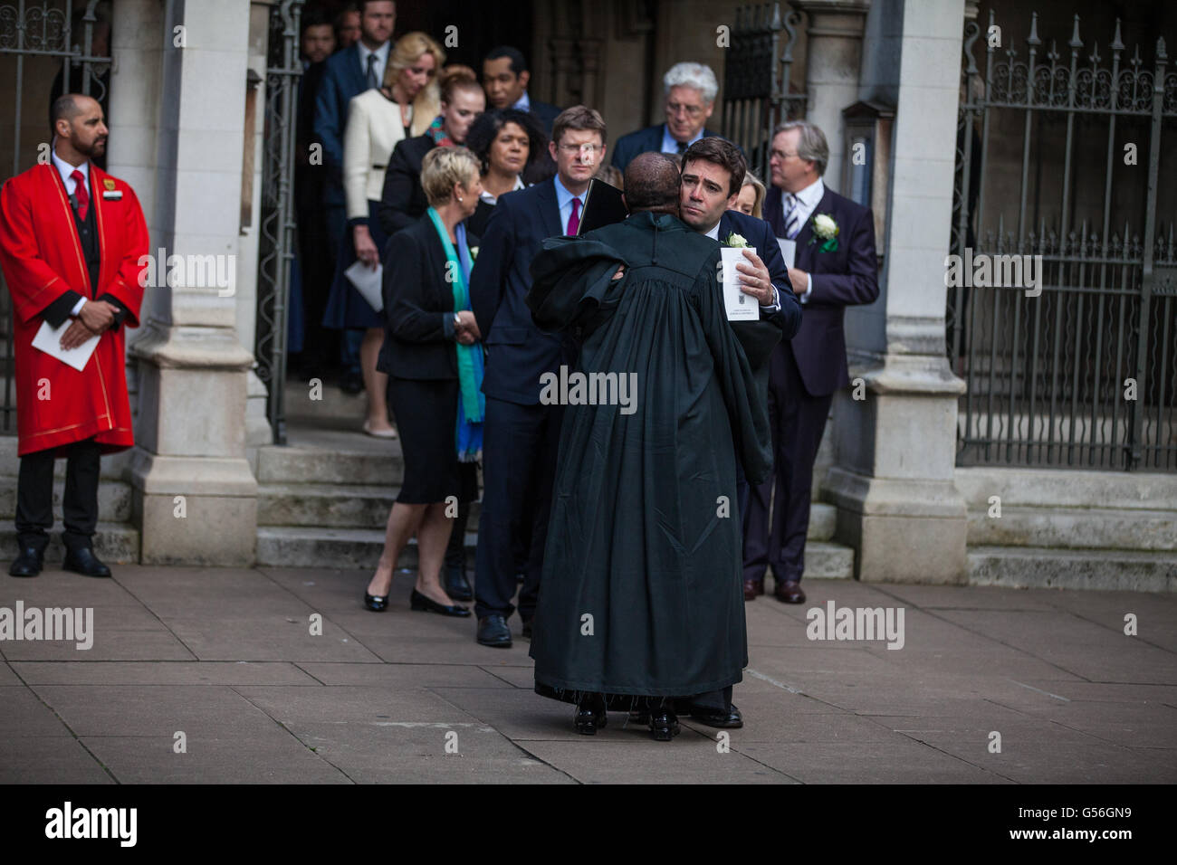 London, UK. 20th June, 2016. Shadow Home Secretary Andy Burnham leaves ...