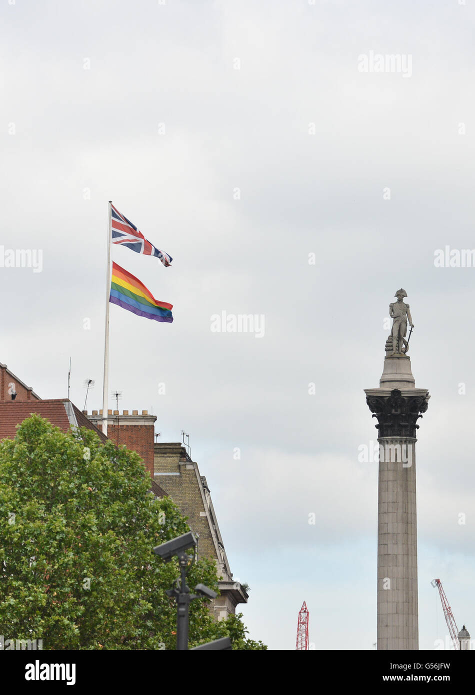 Rainbow union jacks hi-res stock photography and images - Alamy