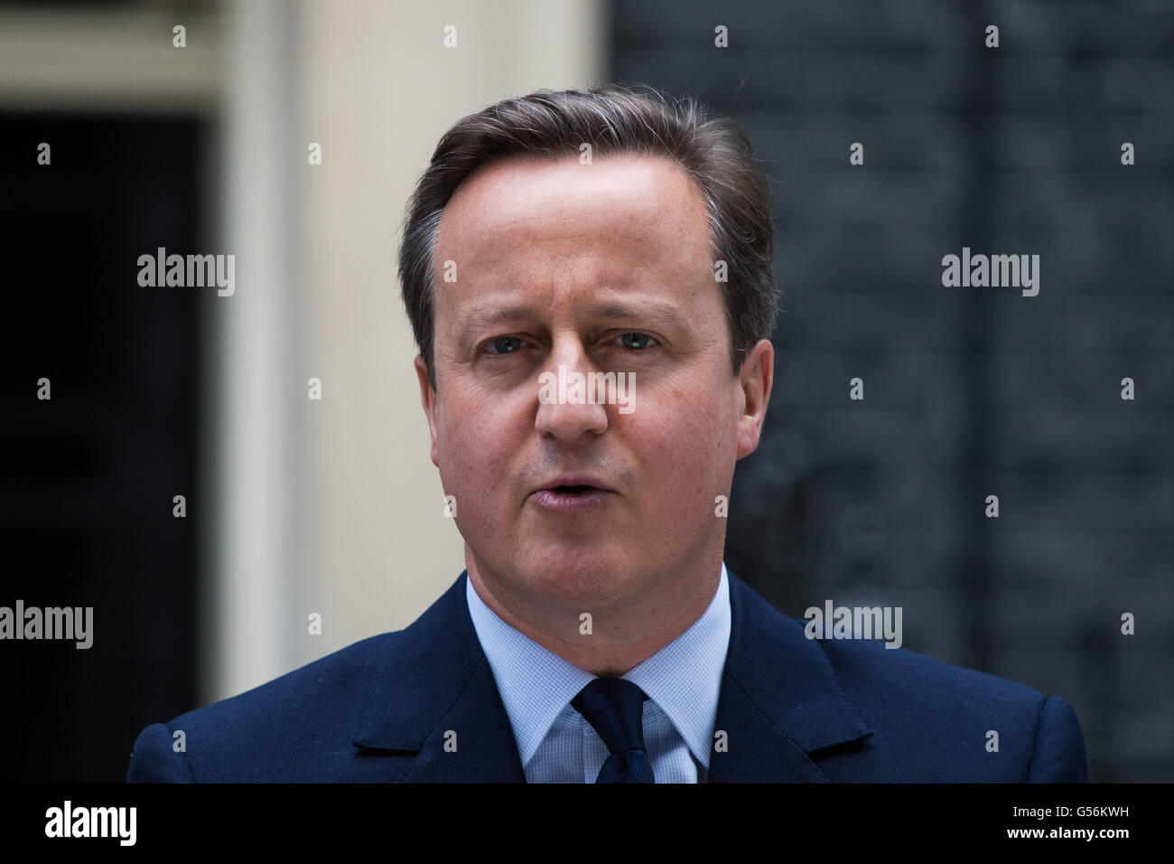Downing Street, London, June 21st 2016. British Prime Minister David ...
