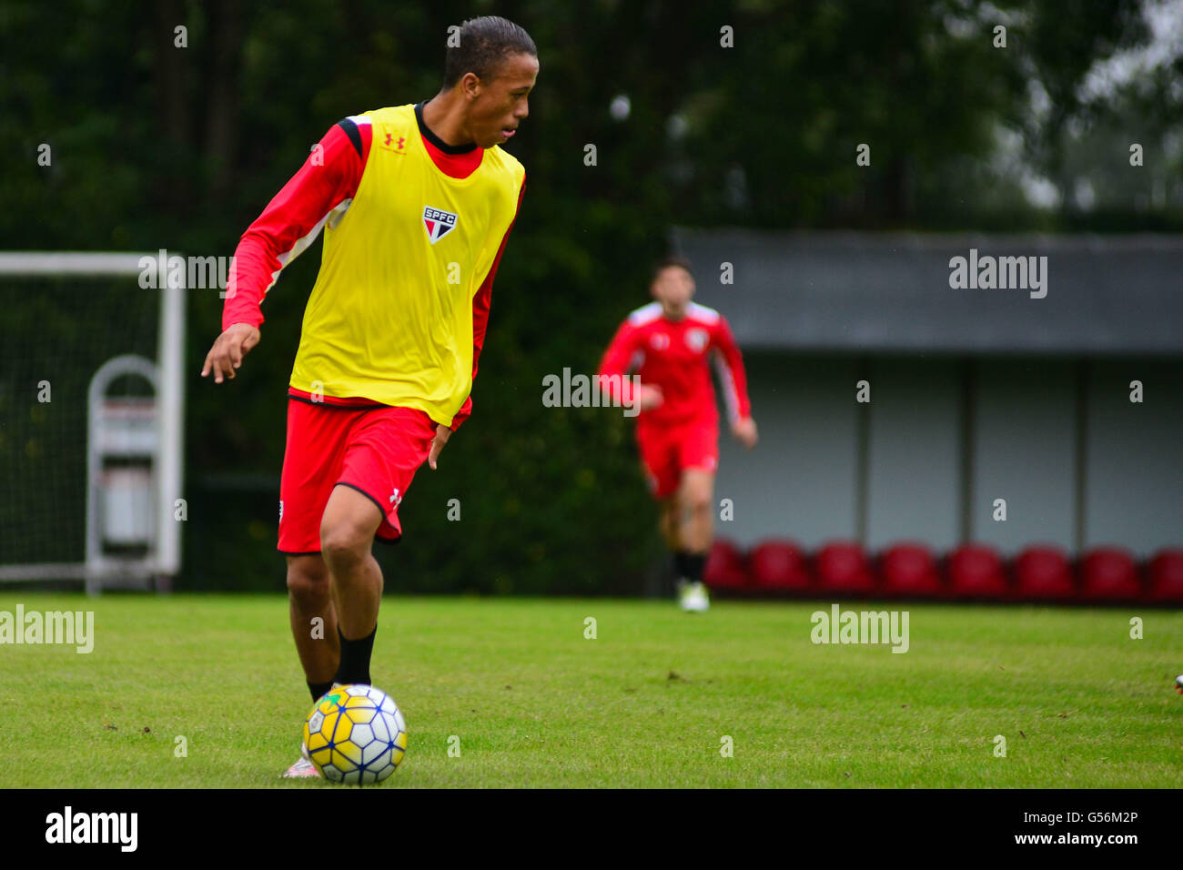 Sao Paulo, Brazil. 21st June, 2016. TRAINING SPFC - Eder Militao during ...