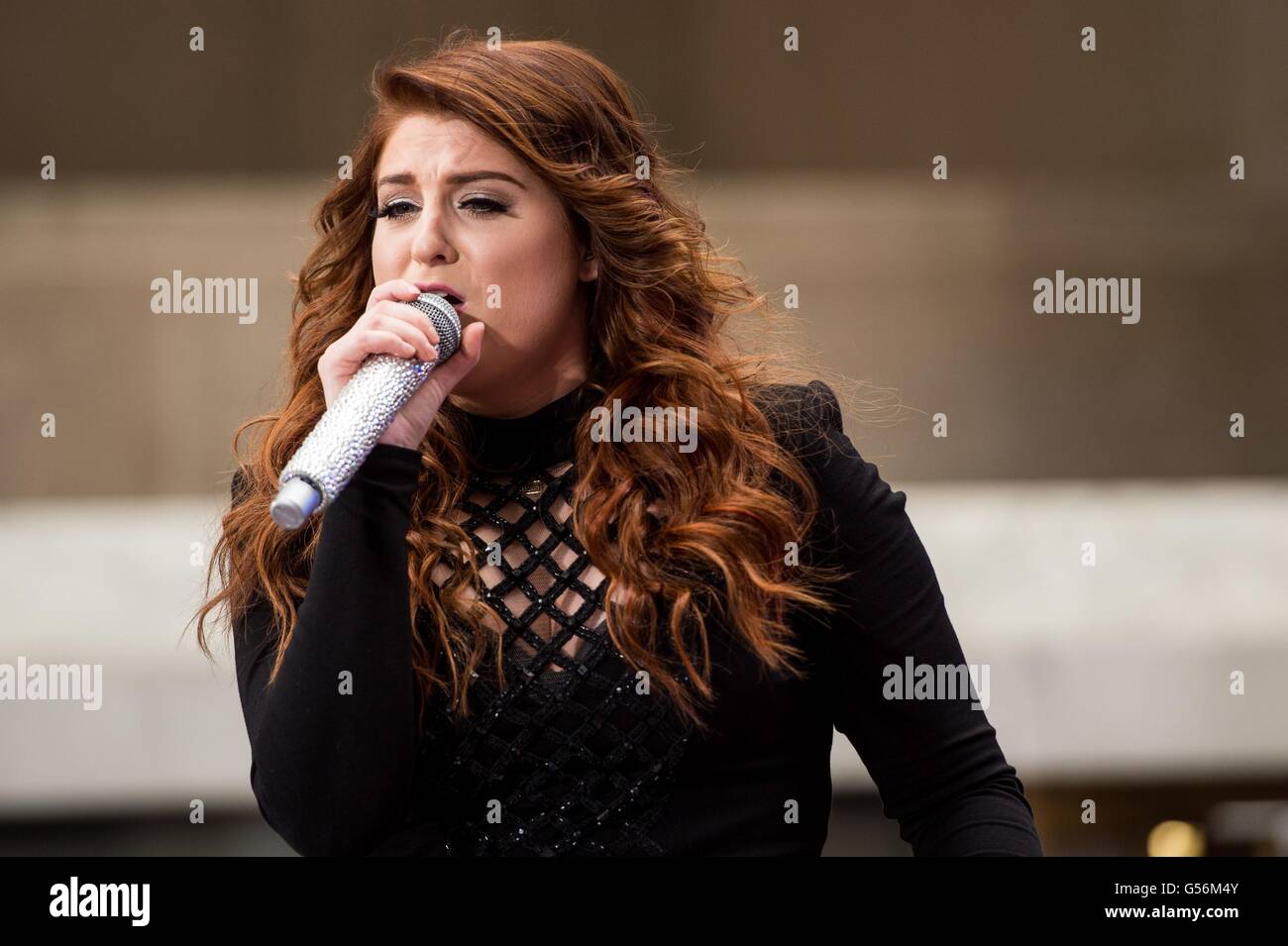 New York, NY, USA. 21st June, 2016. Meghan Trainor on stage for NBC ...