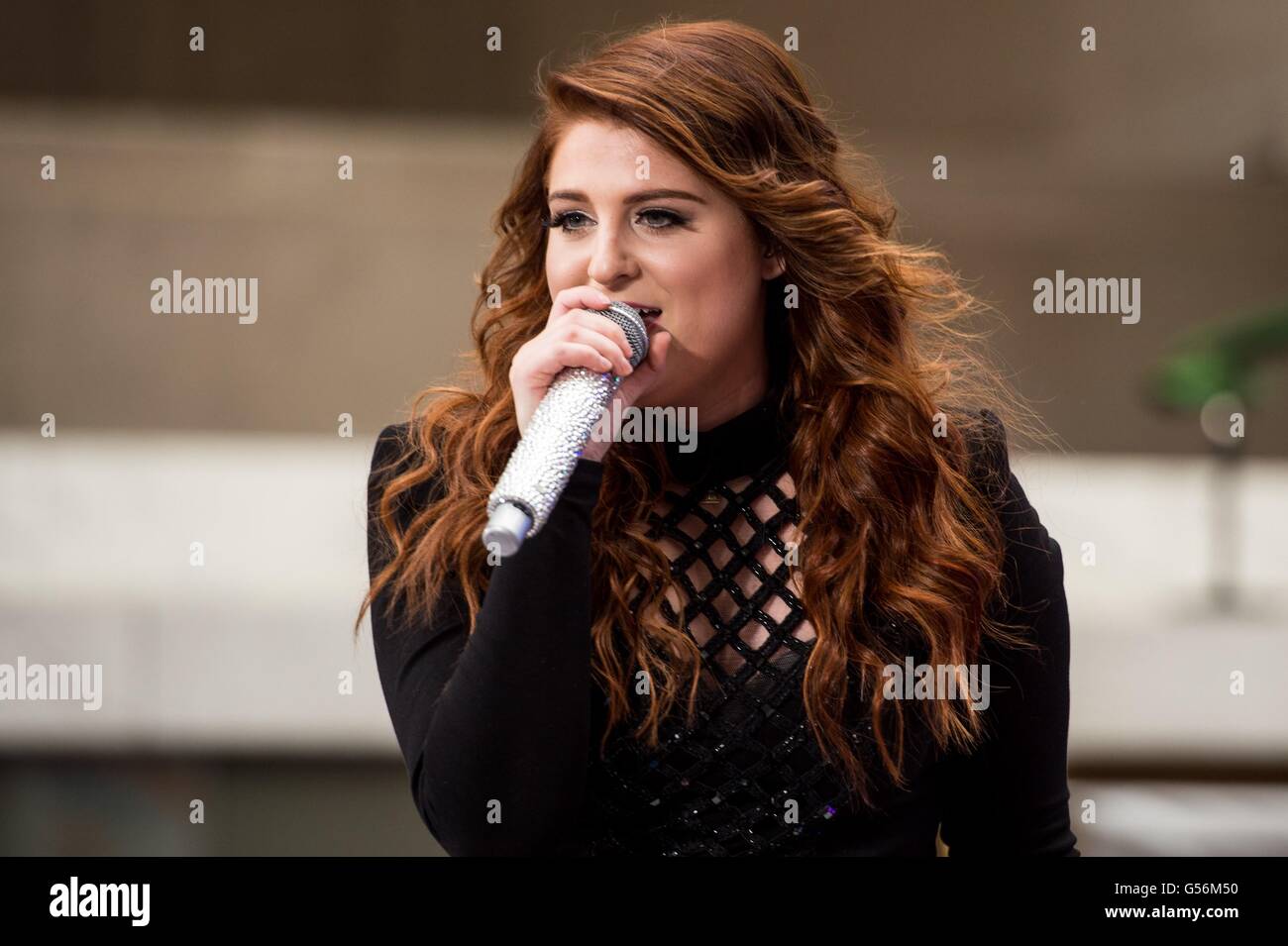 New York, NY, USA. 21st June, 2016. Meghan Trainor on stage for NBC ...