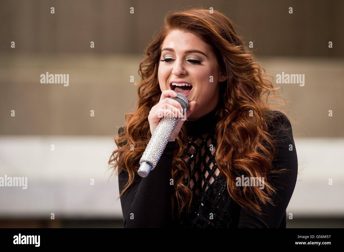 New York, NY, USA. 21st June, 2016. Meghan Trainor on stage for NBC ...
