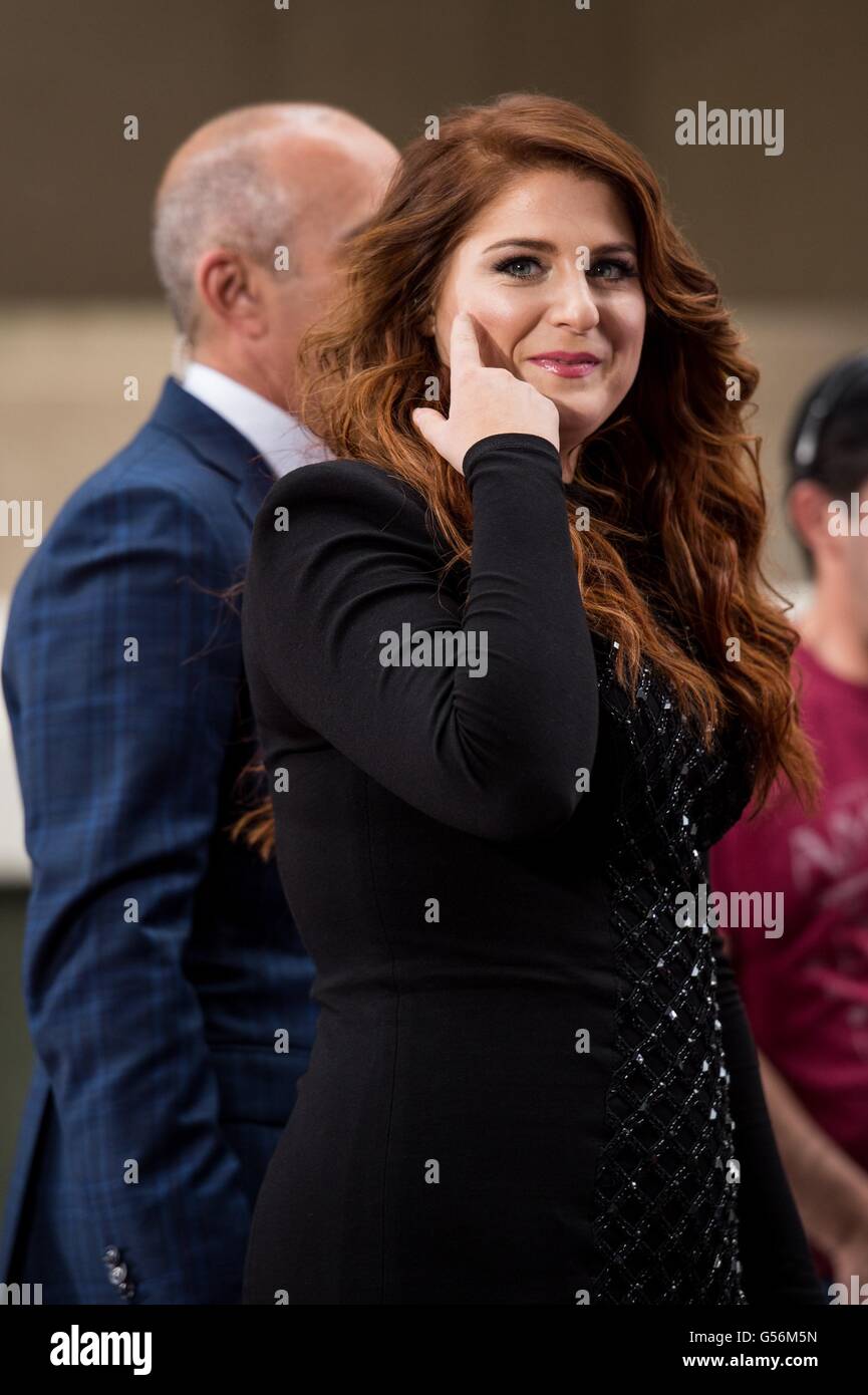 New York, NY, USA. 21st June, 2016. Meghan Trainor on stage for NBC ...