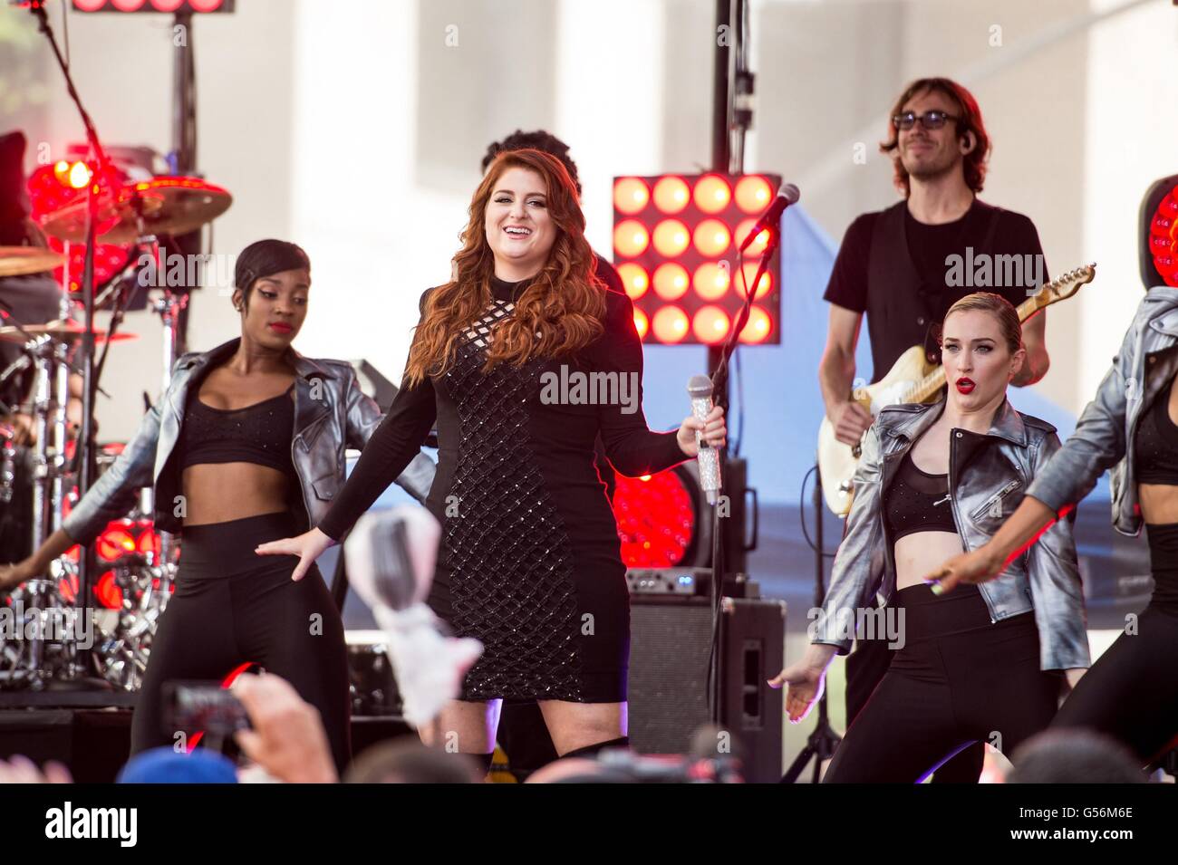 New York, NY, USA. 21st June, 2016. Meghan Trainor on stage for NBC ...