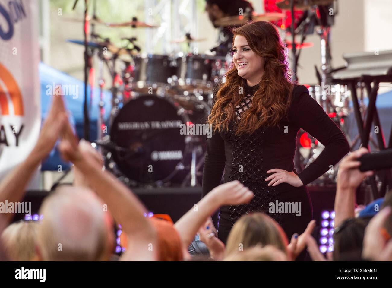New York, NY, USA. 21st June, 2016. Meghan Trainor on stage for NBC ...