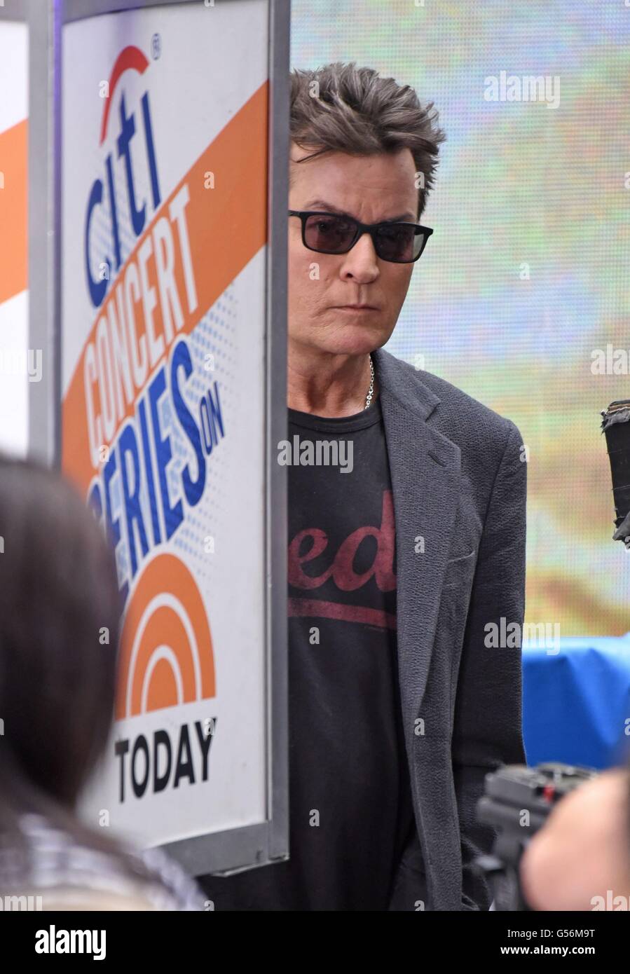 New York, NY, USA. 21st June, 2016. Charlie Sheen out and about for ...