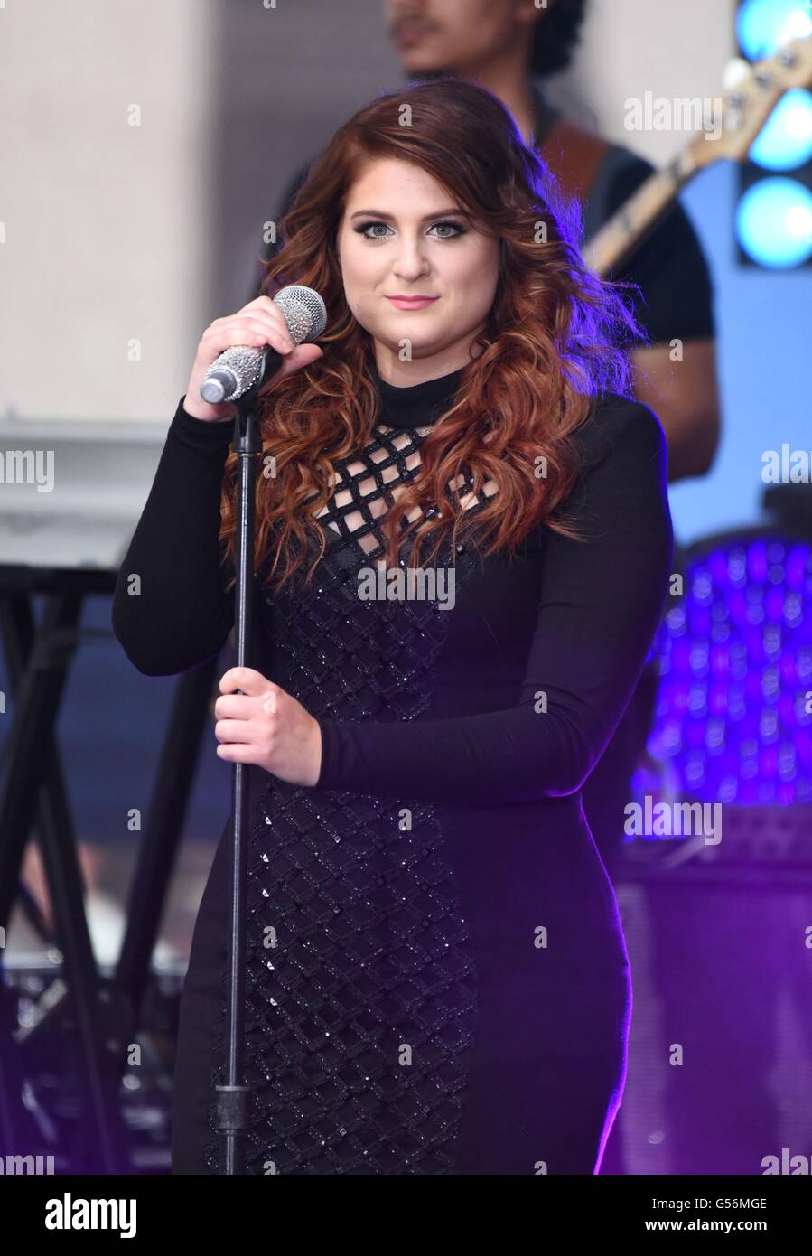 Meghan Trainor on stage for NBC Today Show Concert with Meghan Trainor ...