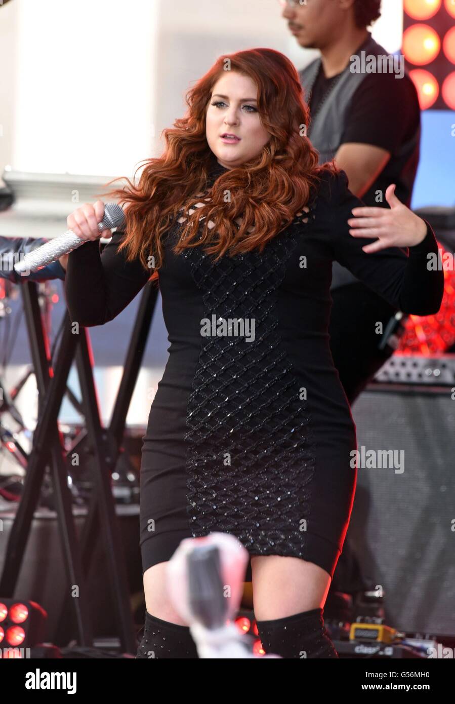 Meghan Trainor on stage for NBC Today Show Concert with Meghan Trainor ...