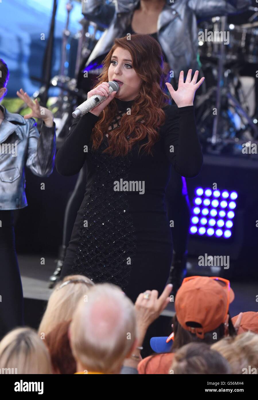 Meghan Trainor on stage for NBC Today Show Concert with Meghan Trainor ...