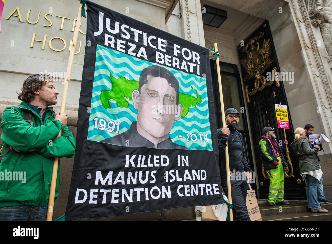 London, UK. 20th June, 2016. Campaigners from several different ...