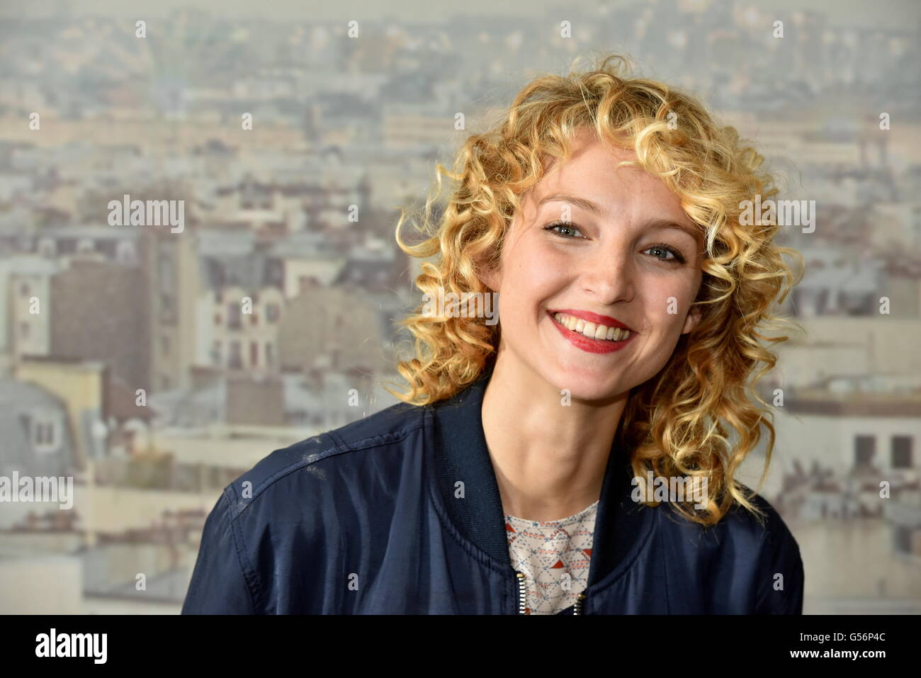 Cologne, Germany. 21st June, 2016. Belgian actress Stephanie Crayencour ...