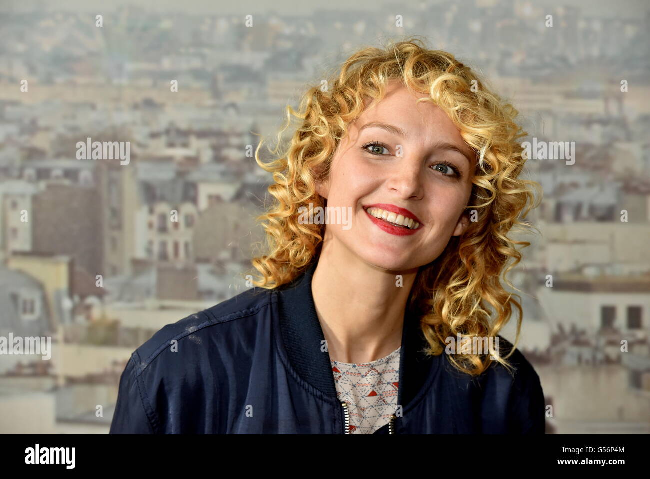 Cologne, Germany. 21st June, 2016. Belgian actress Stephanie Crayencour ...