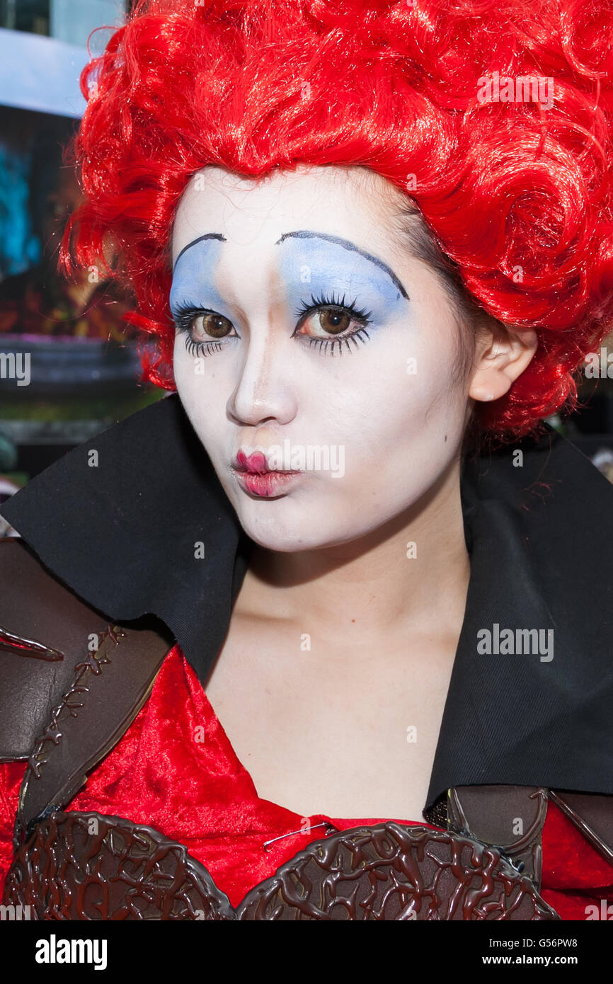 Red Queen Alice In Wonderland Makeup