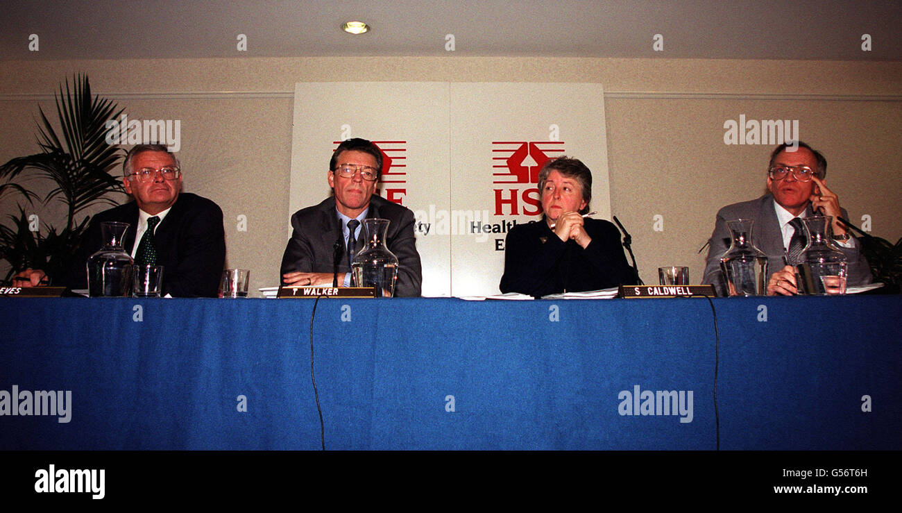 (L-R) Deputy Director General of the Health and Safety Executive, David ...