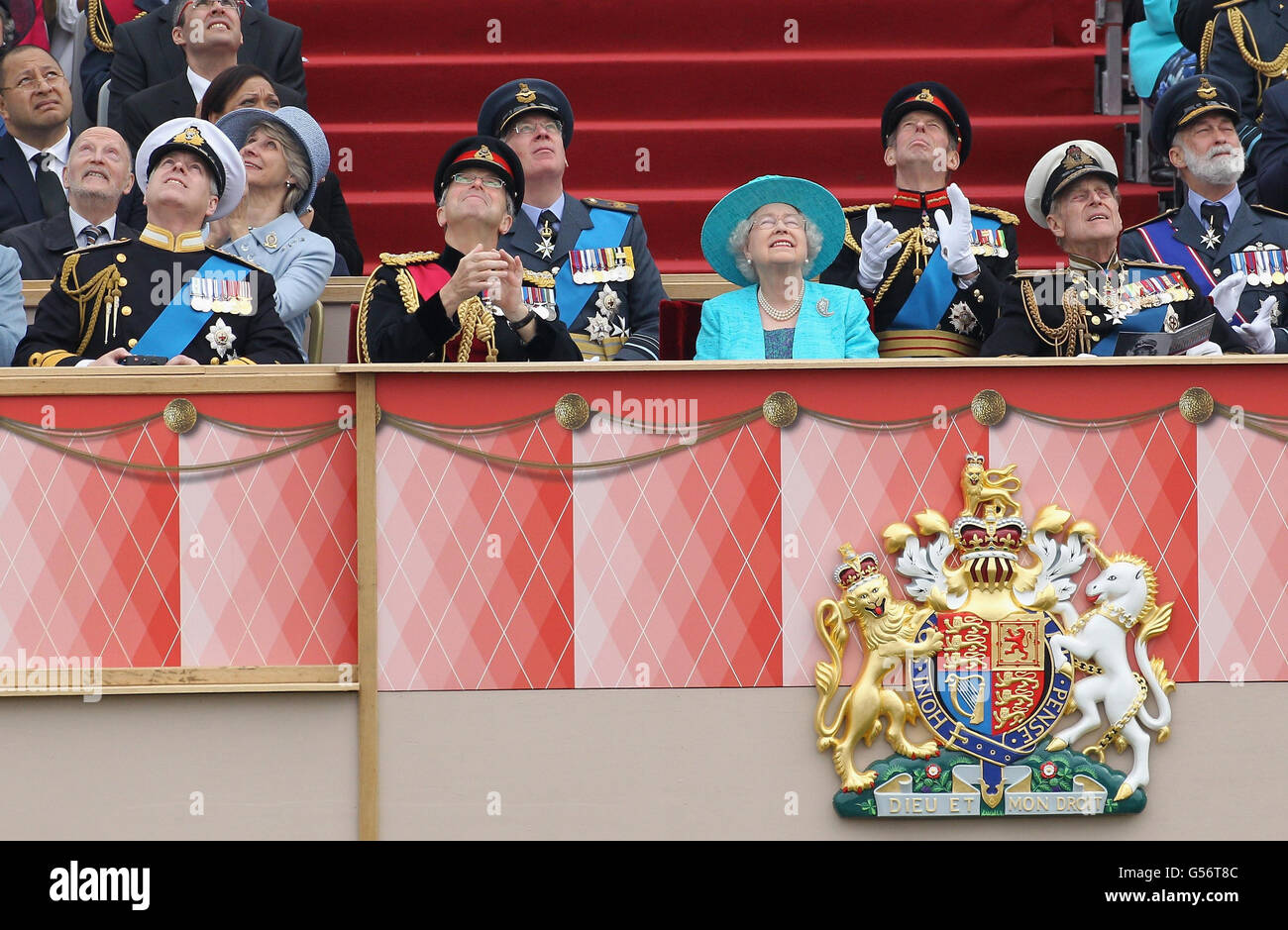 (Left - right) The Duke of York, Chief of the Defence Staff General Sir ...