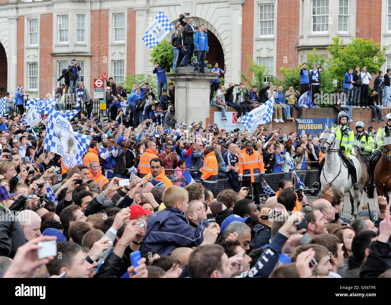 Soccer - Chelsea UEFA Champions League and FA Cup Parade - London ...