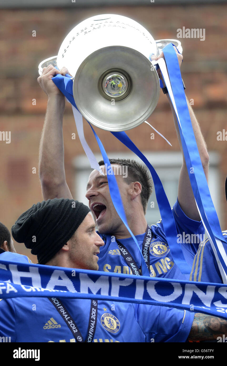 Soccer - Chelsea UEFA Champions League and FA Cup Parade - London ...