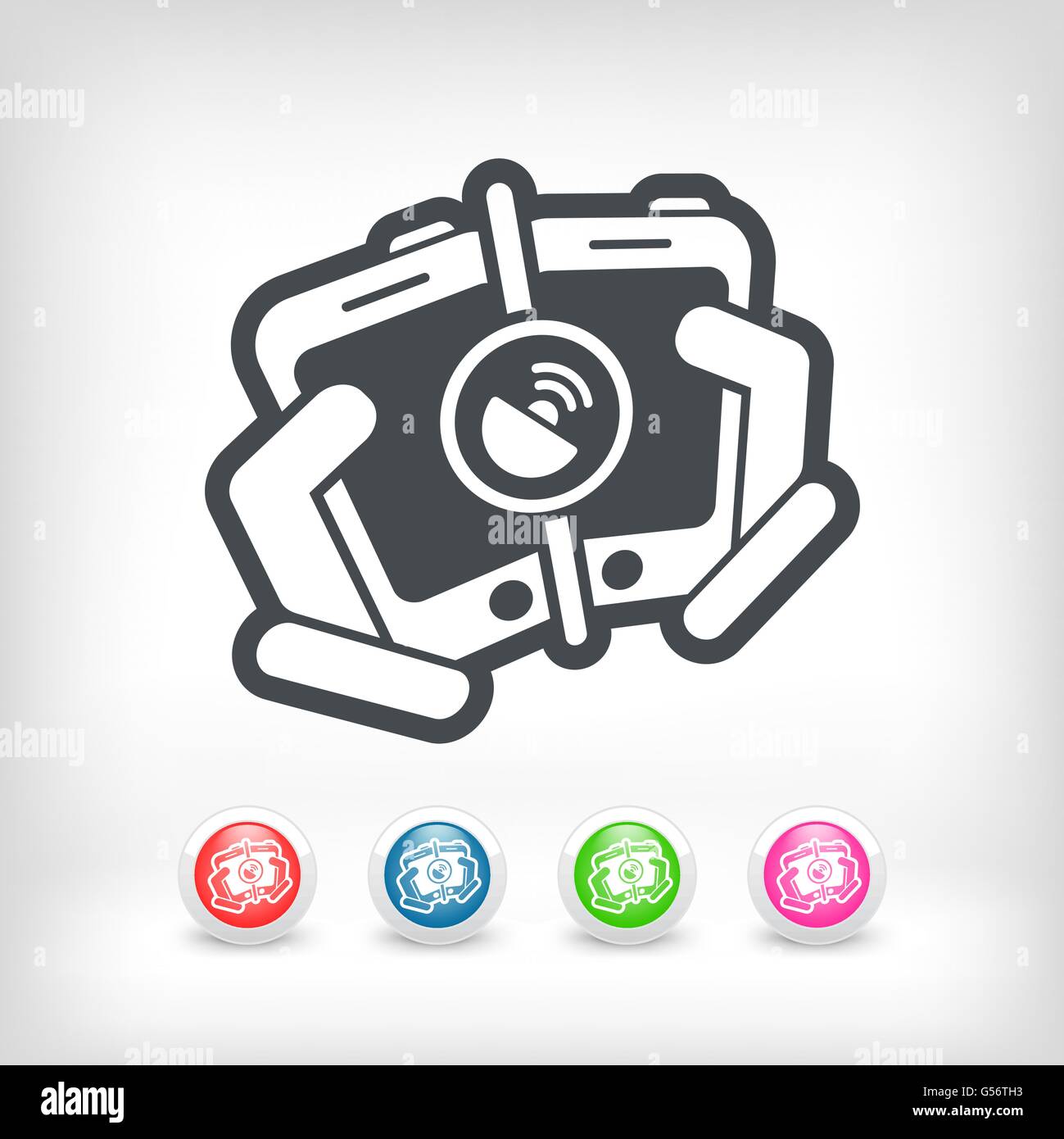 Mobile connection icon Stock Vector Image & Art - Alamy