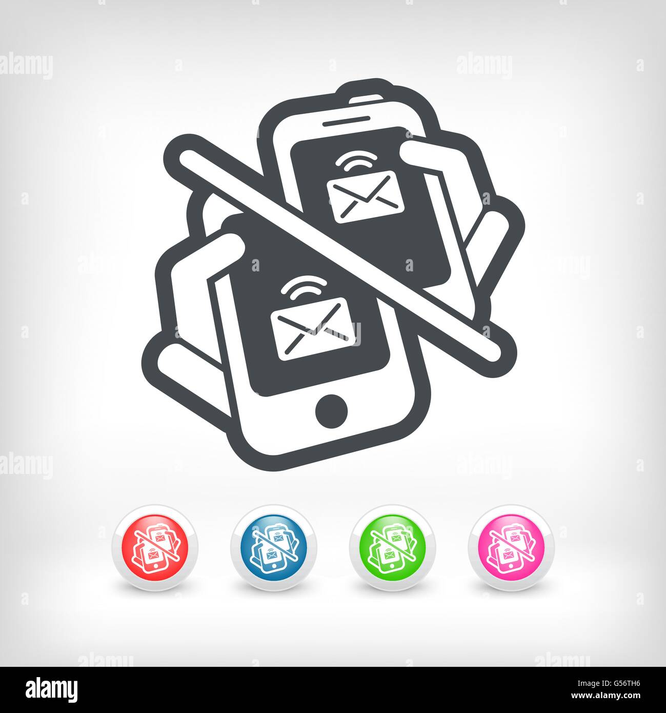 Web message icon Stock Vector Image & Art - Alamy