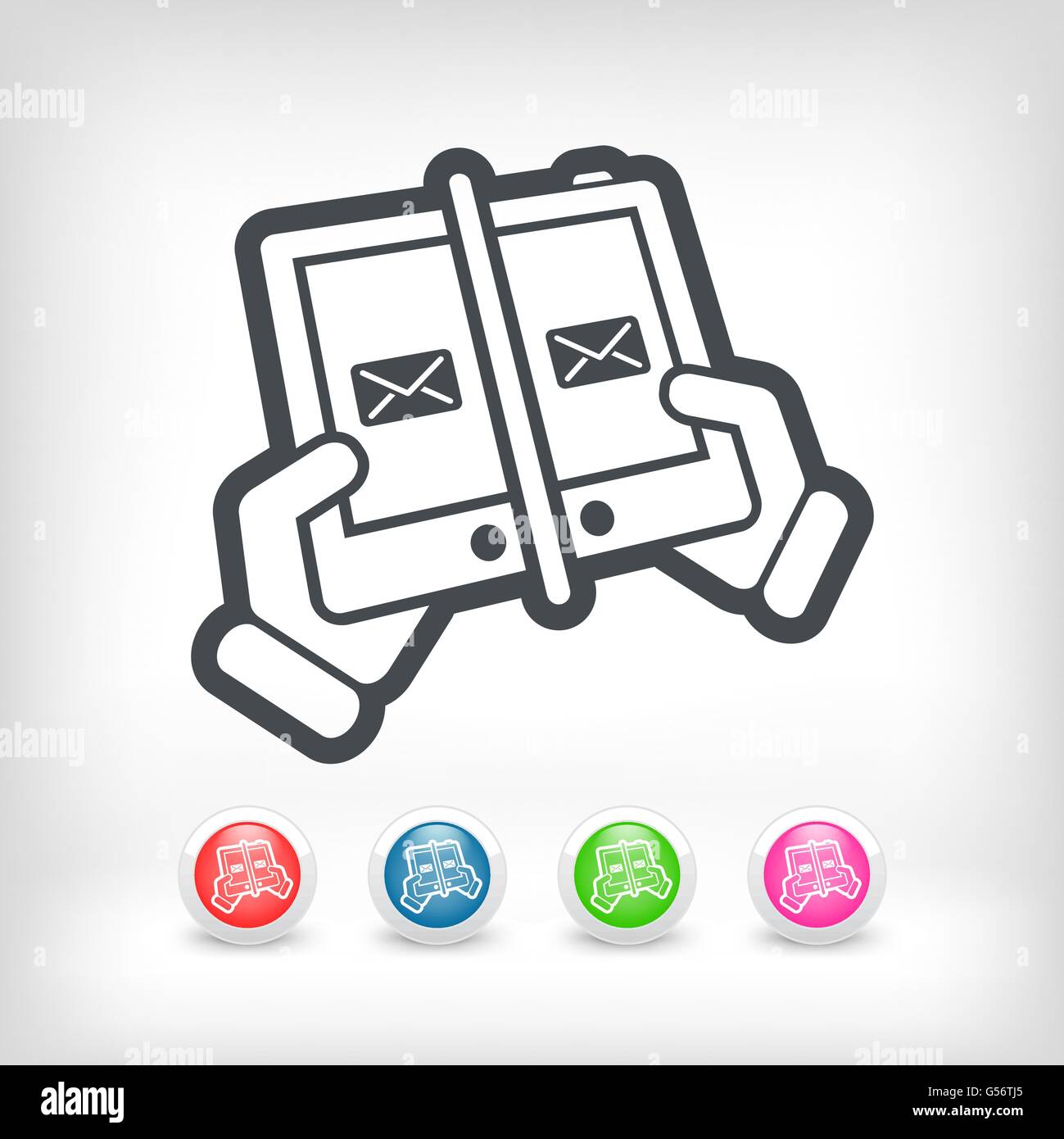 Web message icon Stock Vector Image & Art - Alamy