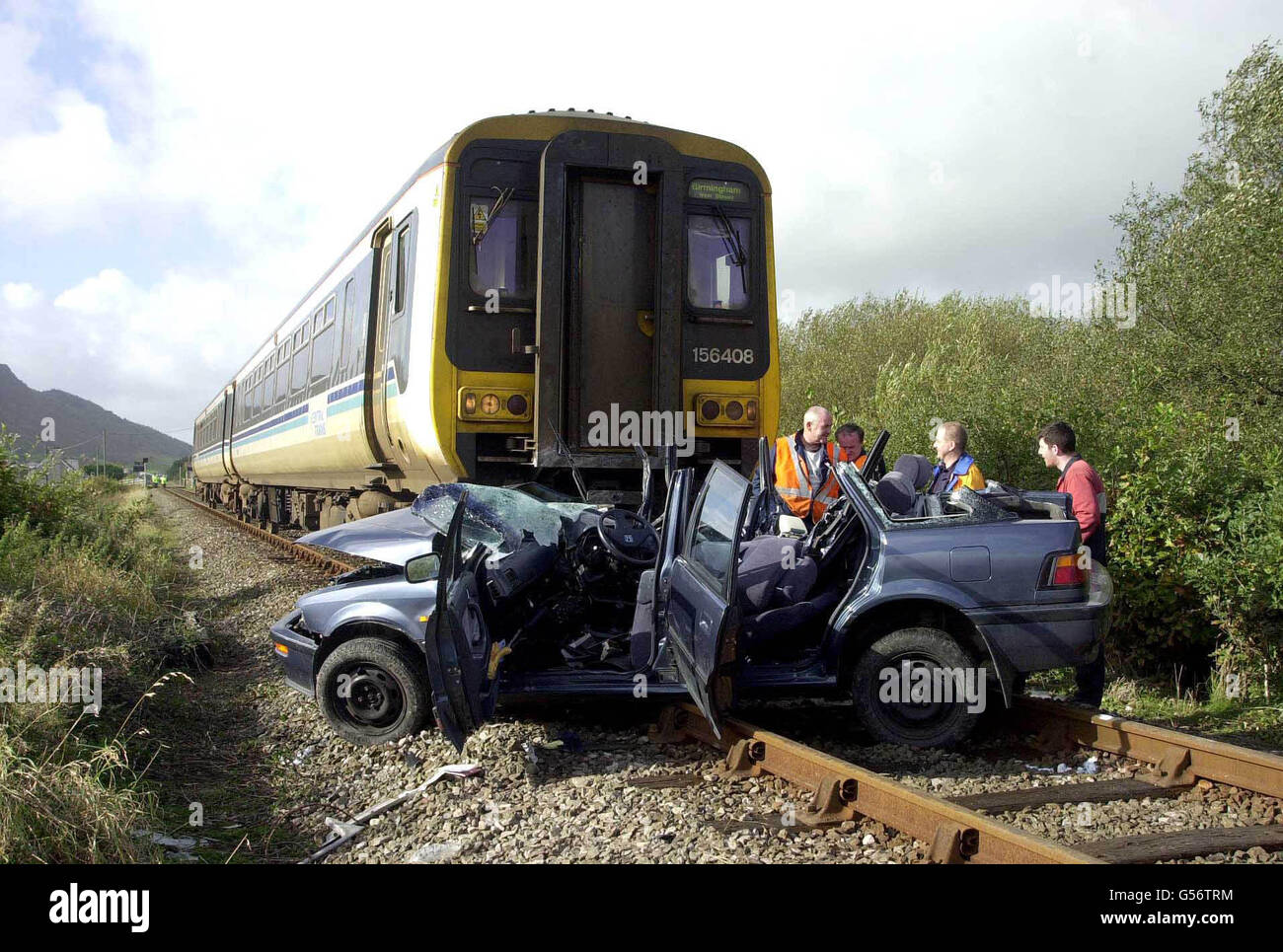 A level crossing accident at Traeth Mawr in Porthmadog, North Wales ...