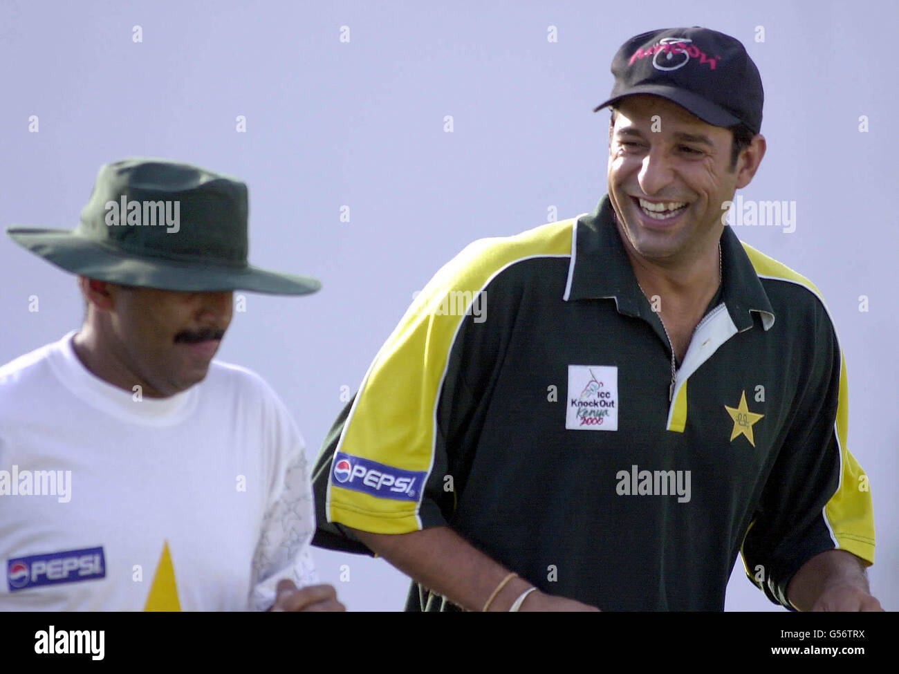 Pakistans wasim akram hi-res stock photography and images - Alamy
