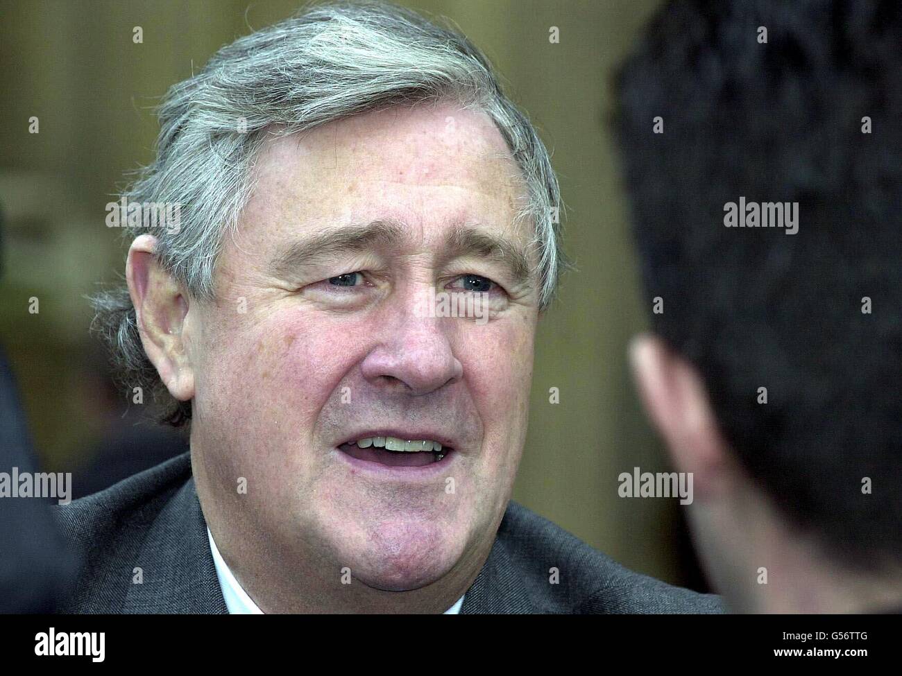 Ex-Paymaster General Geoffrey Robinson outside the Houses of Parliament ...