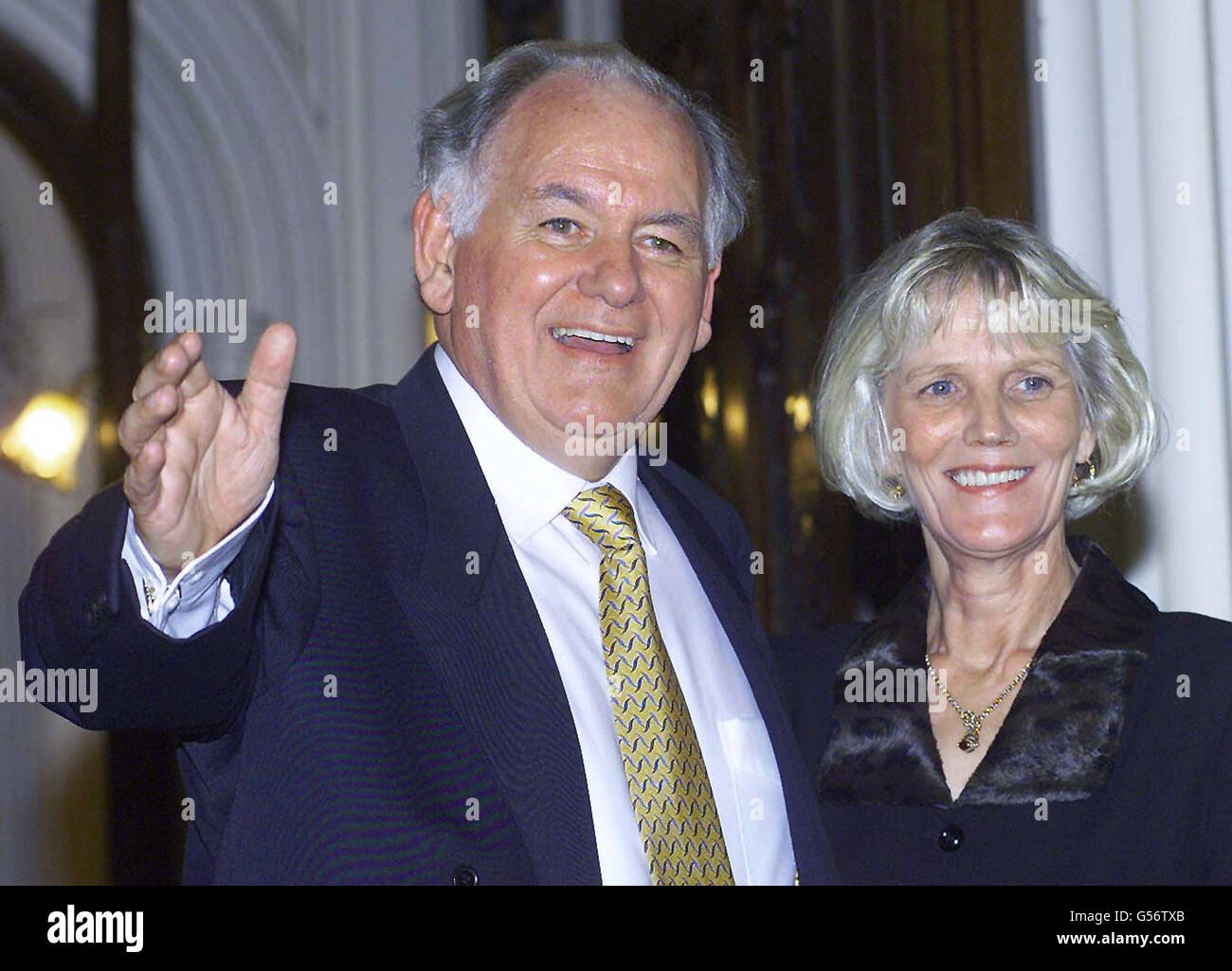 Michael Martin, MP for Glasgow Springburn with his wife Mary on the ...