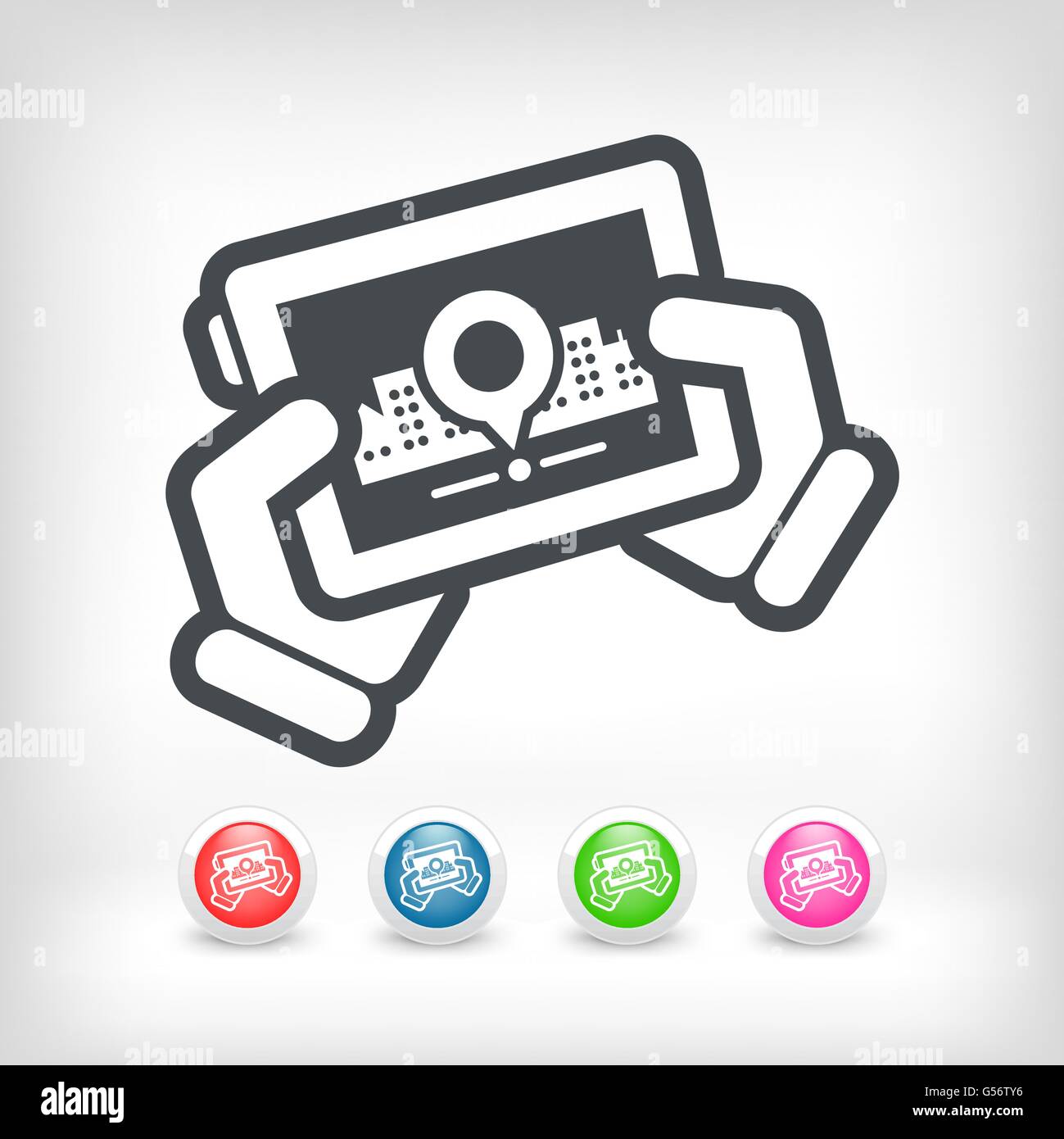 City map icon Stock Vector Image & Art - Alamy