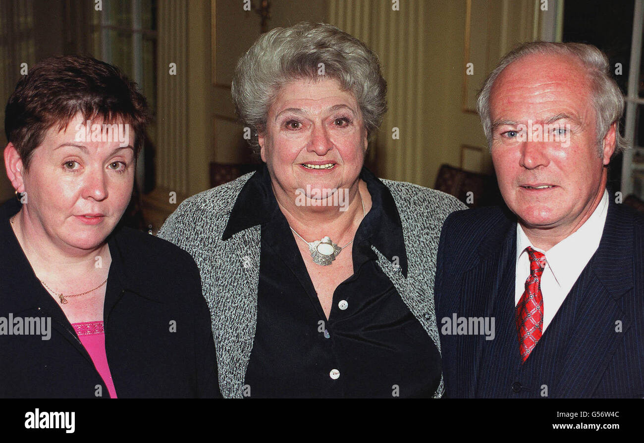 Dr William McCallion (R) a doctor from Omagh, Northern Ireland, who ...