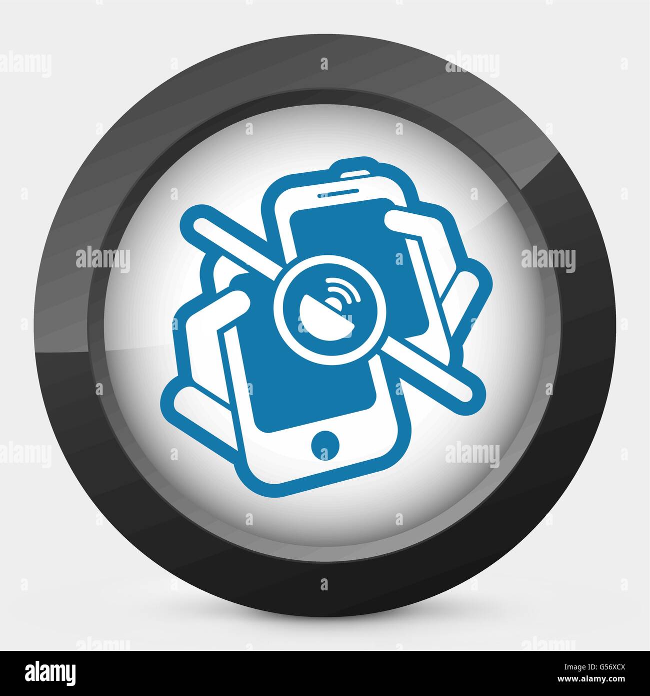 Mobile connection icon Stock Vector Image & Art - Alamy