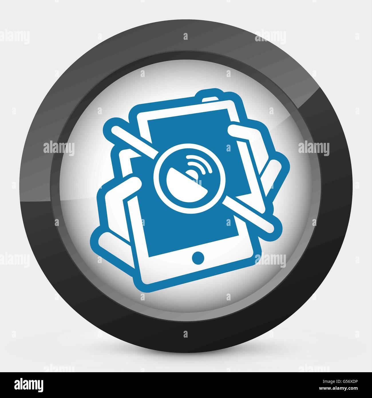 Mobile connection icon Stock Vector Image & Art - Alamy
