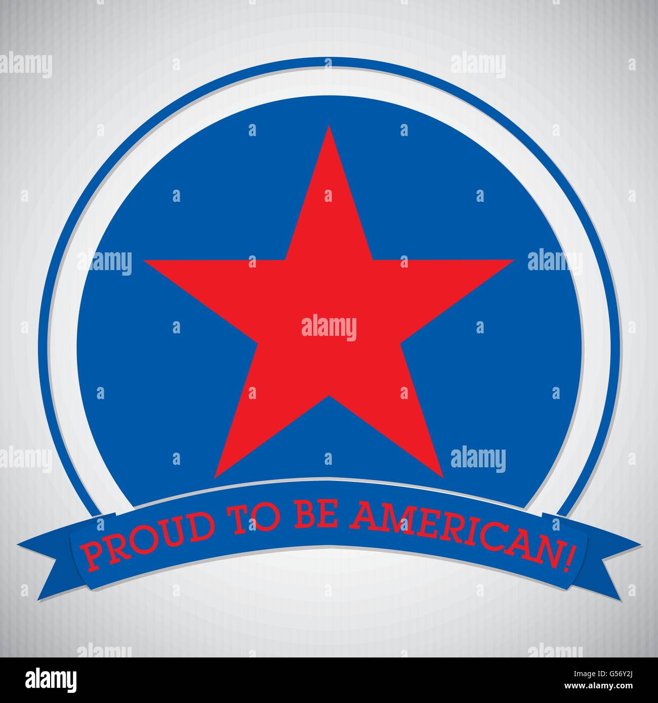United States of America circle label card in vector format Stock ...
