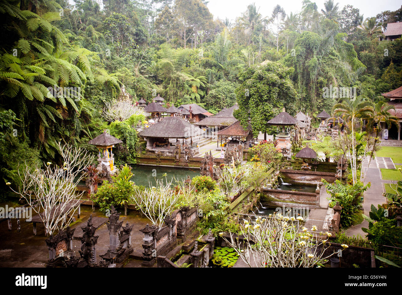 The famous Gunung Kawi Temple in Sebatu, Tegallalang, Bali, Indonesia ...
