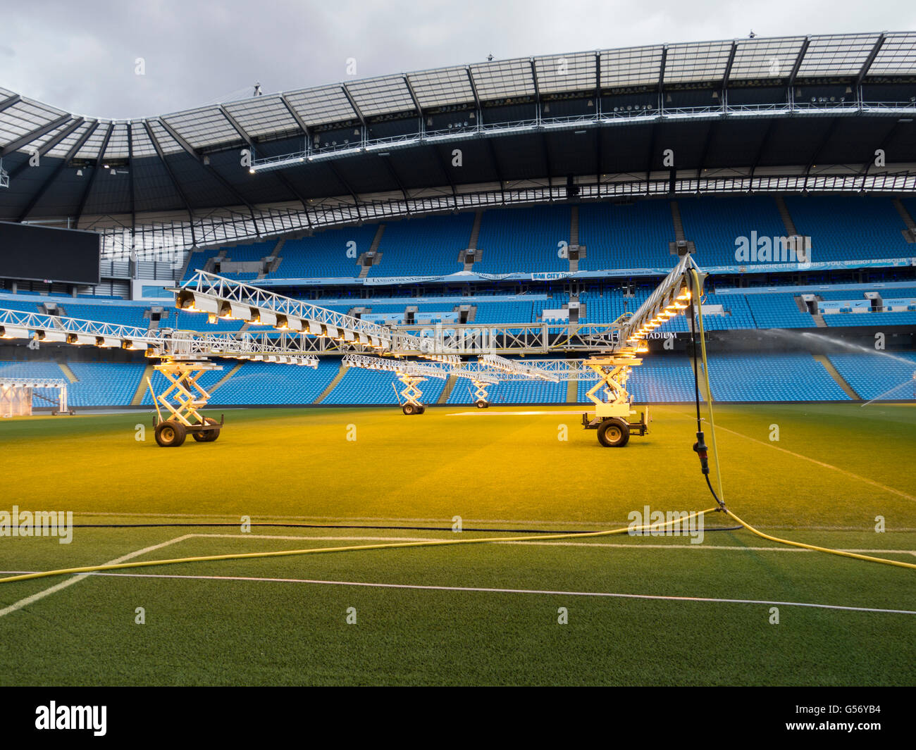 Maintaining Football Pitch High Resolution Stock Photography and Images ...
