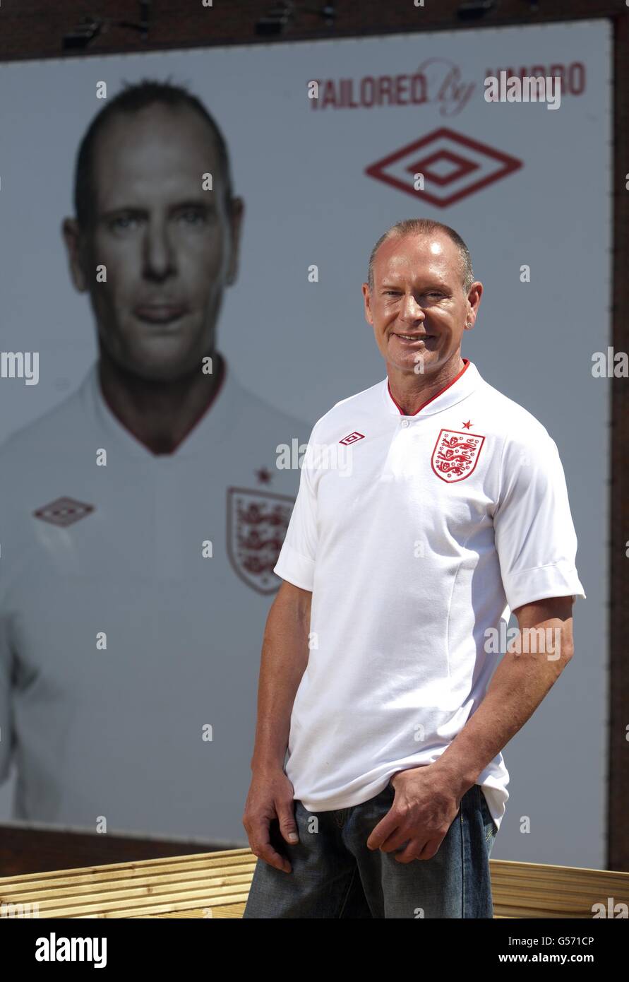 Umbro Faces of England Stock Photo - Alamy
