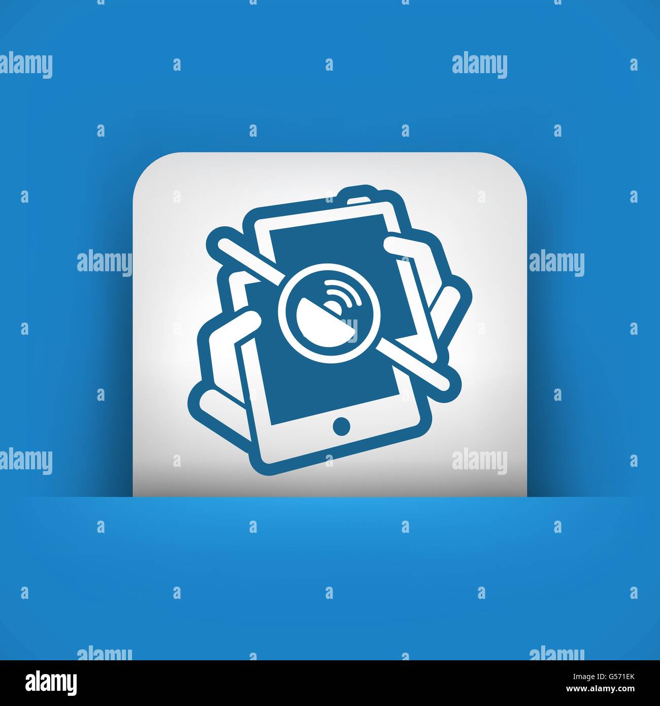 Mobile connection icon Stock Vector Image & Art - Alamy