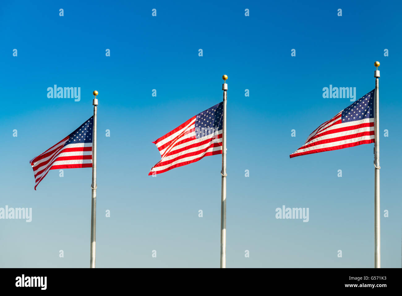 Flags of the United States Stock Photo - Alamy
