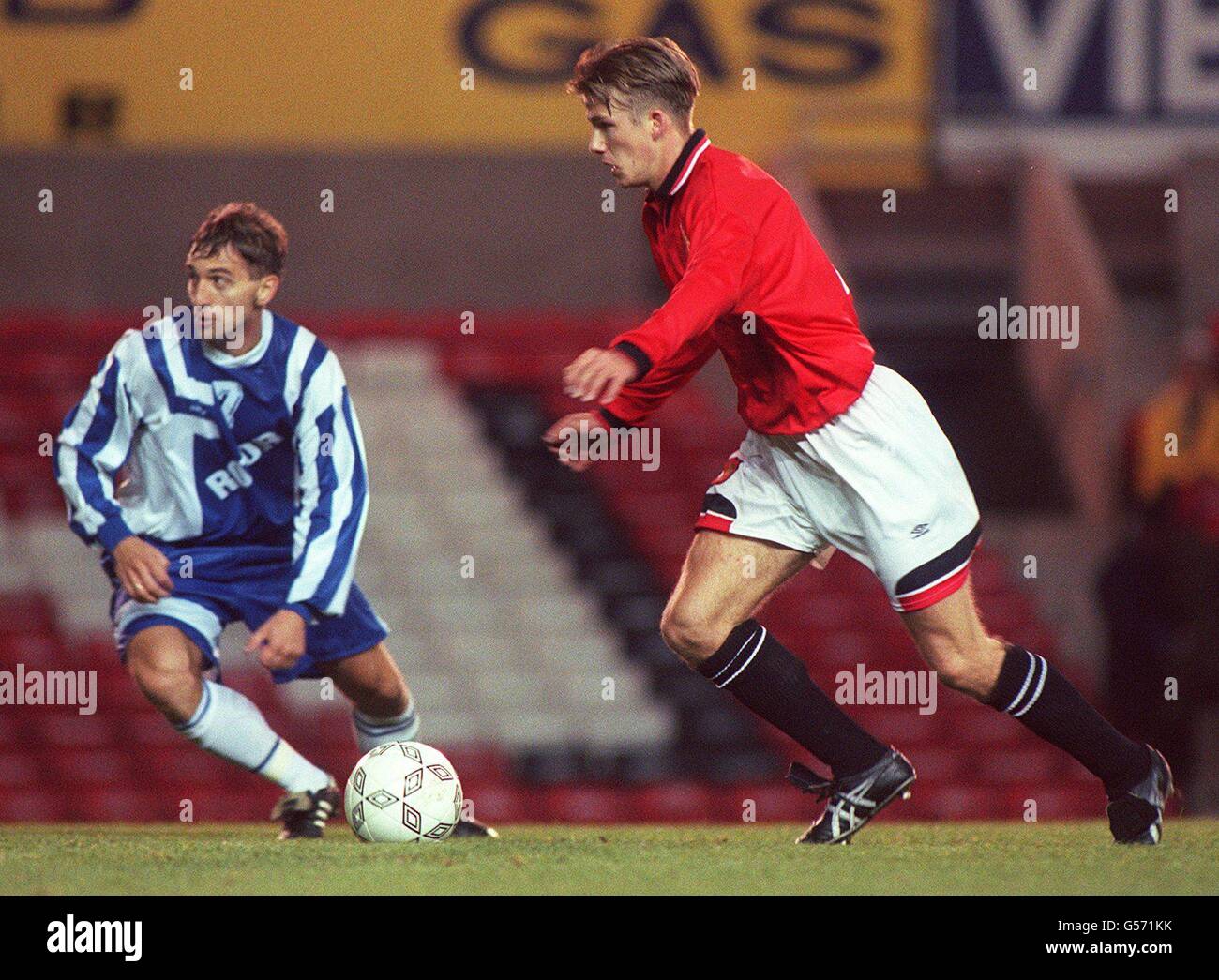 DAVID BECKHAM, MANCHESTER UNITED Stock Photo - Alamy