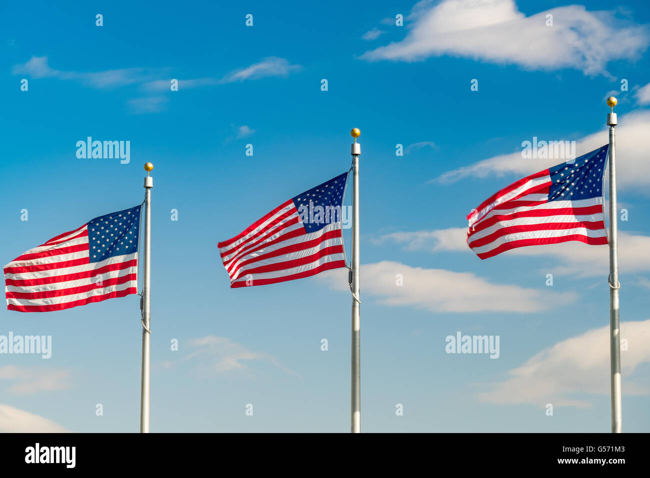Flags of the United States Stock Photo - Alamy