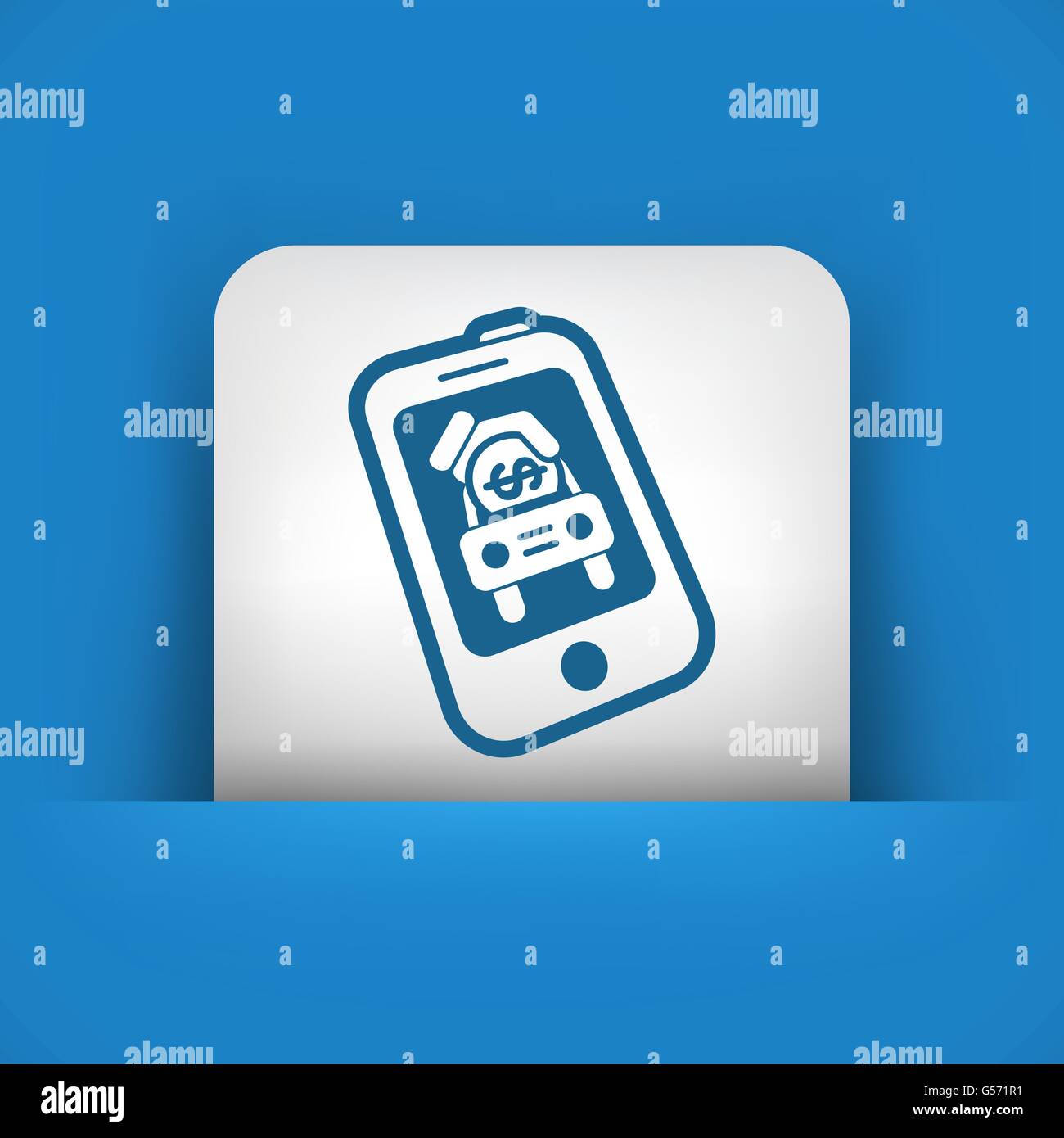 Automotive mobile icon Stock Vector Image & Art - Alamy