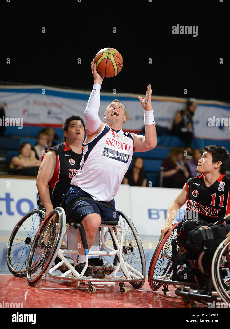 Great Britain's Simon Munn in action during the Men's' Wheelchair ...