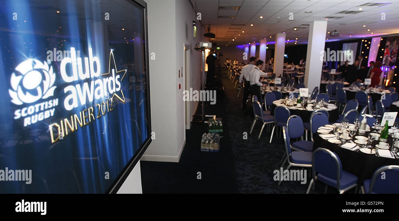 Rugby Union - Scottish Rugby Union Club Awards Dinner - Murrayfield ...
